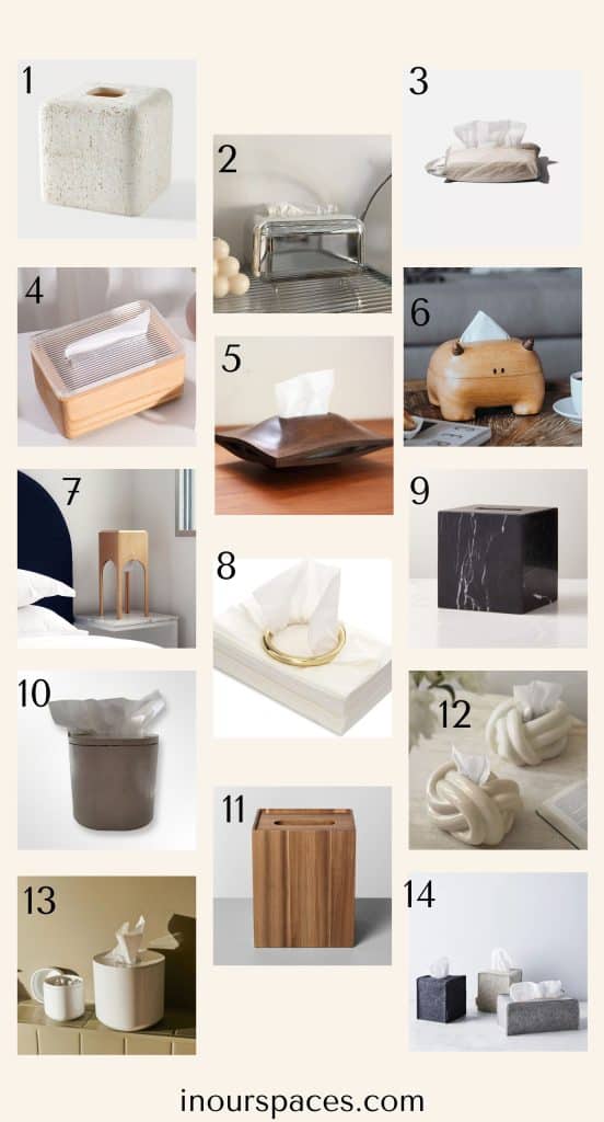 43 Unique & Modern Tissue Box Covers | In Our Spaces