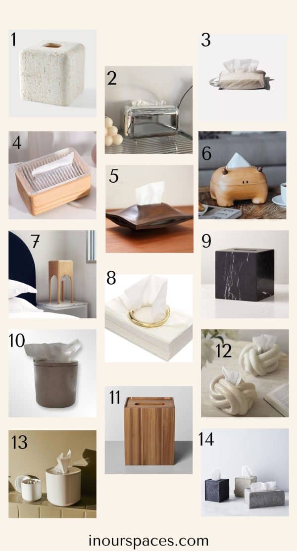 43 Unique & Modern Tissue Box Covers | In Our Spaces